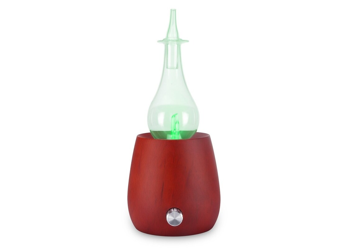 Real Wood Home Nebulizer Glass Diffuser 70ML Decorative Fagrance Oils ...